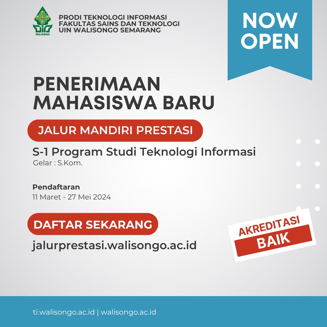 Program Studi Teknologi Informasi – Fak. Sains dan Teknologi UIN ...